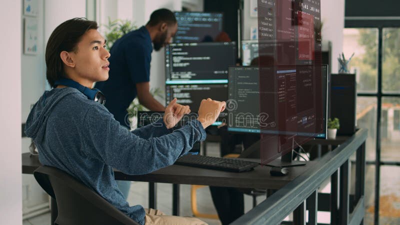 Admin Visualizing Code With Ar Stock Image Image Of Errors Binary 288005277