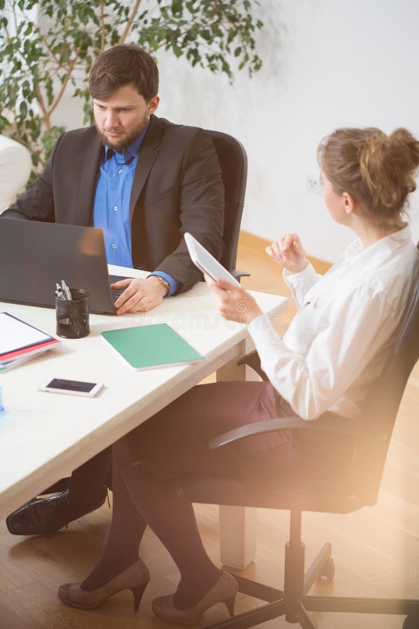Coworkers Working on a New Project Stock Photo - Image of marketing ...