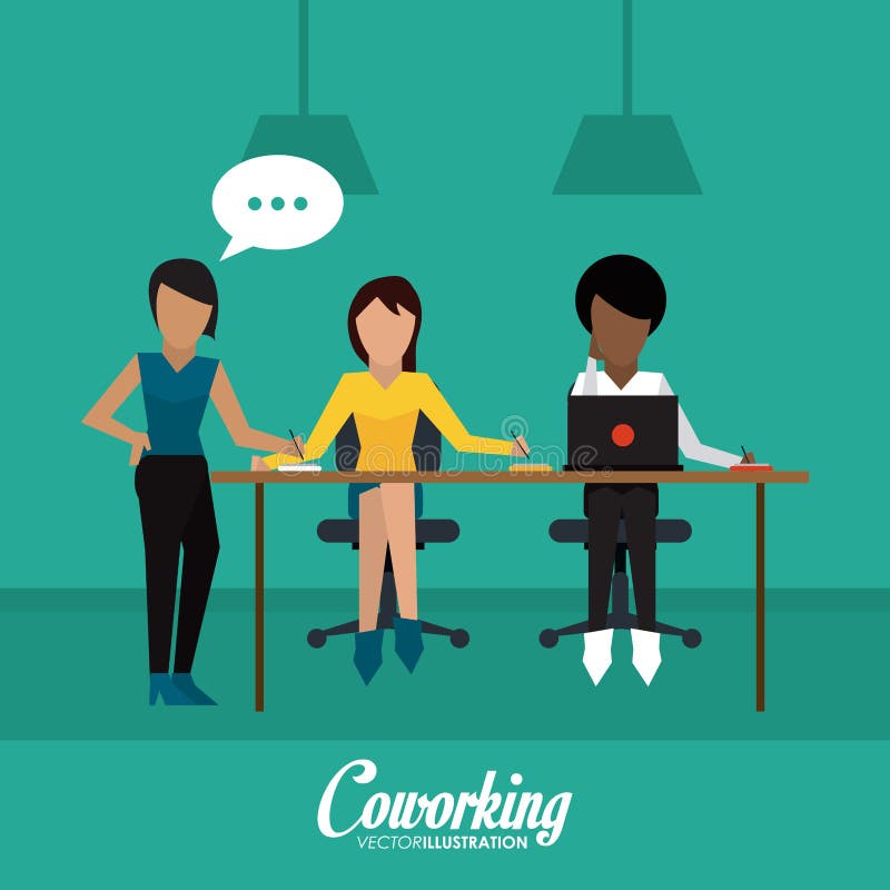 Coworking icon design stock vector. Illustration of work - 66031701