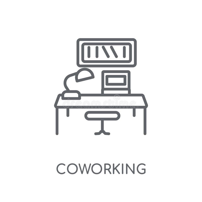 Coworking Icon. Trendy Coworking Logo Concept on White Background from ...