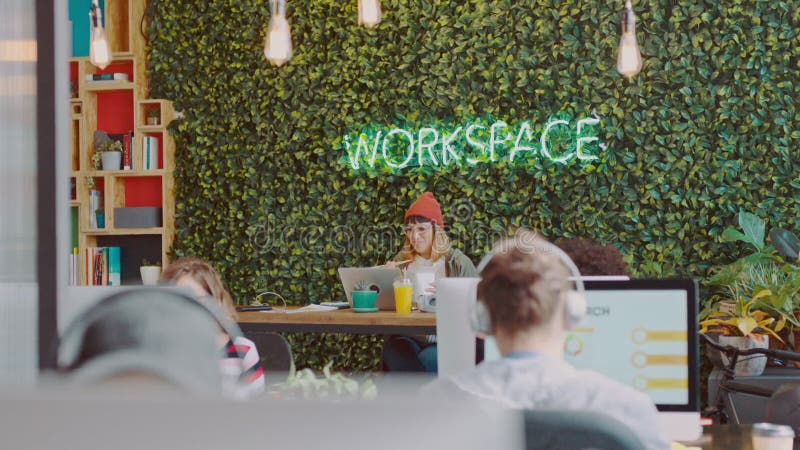 Coworking, Office and Digital Design Team Working on Computer Design ...