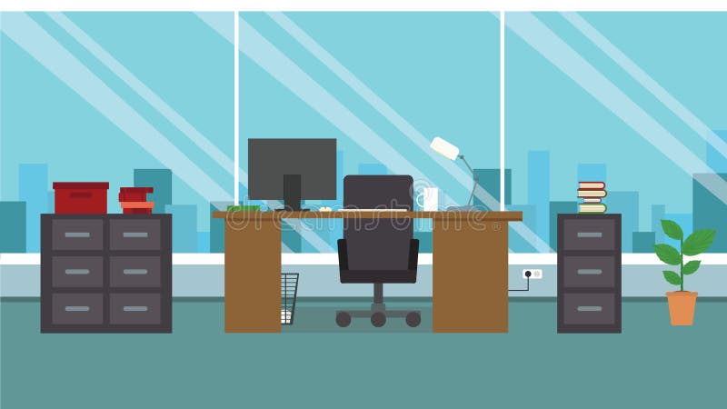 Coworking Office Interior Modern Center Creative Workplace Environment ...