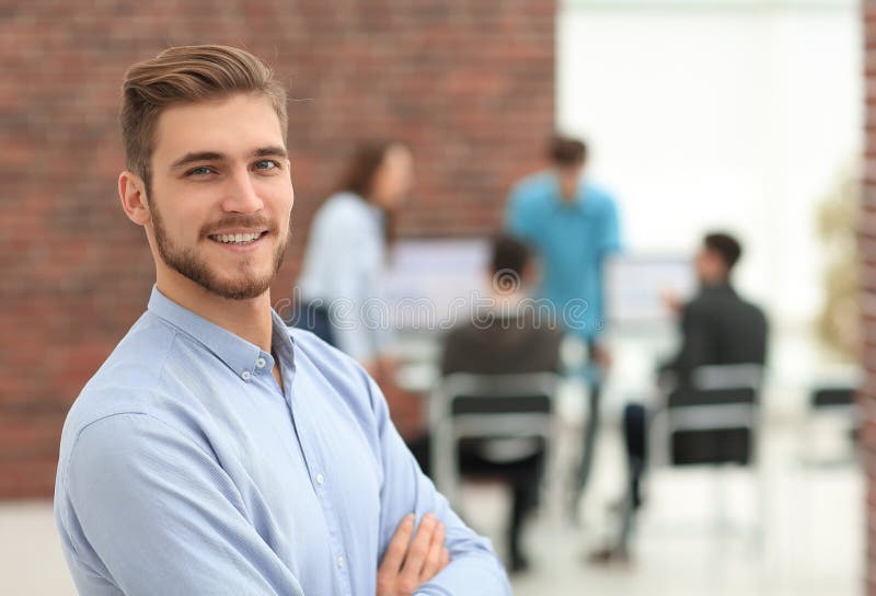 Coworking Process, Designers Team Working Modern Office. Stock Image ...