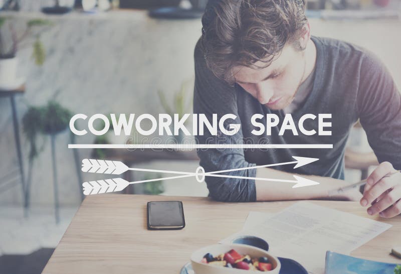 Coworking Space Place of Work Office Concept Stock Photo - Image of ...