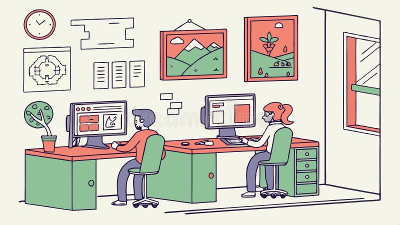 Coworking Space Vector Design, Shared Office, Collaborative Workspace ...