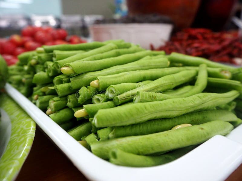 Cowpea are Being Prepared in the Kitchen Stock Image - Image of ...