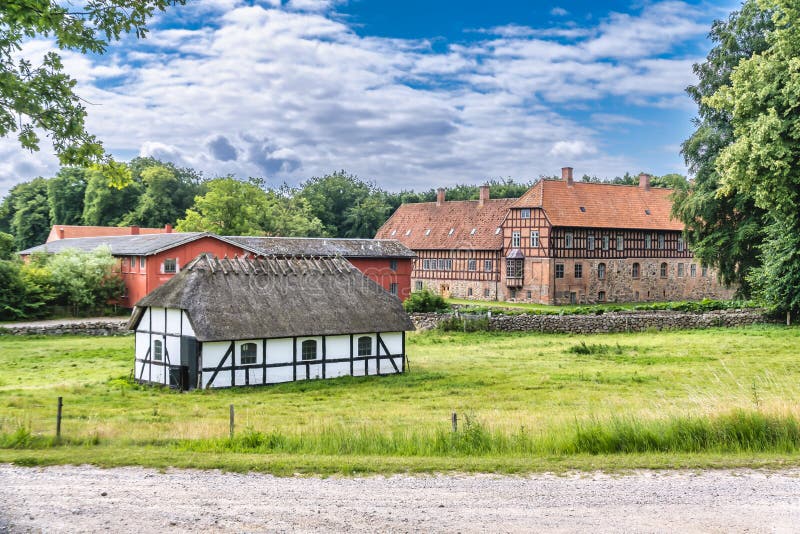 Farm house in Denmark stock photo. Image of countryside - 26234082