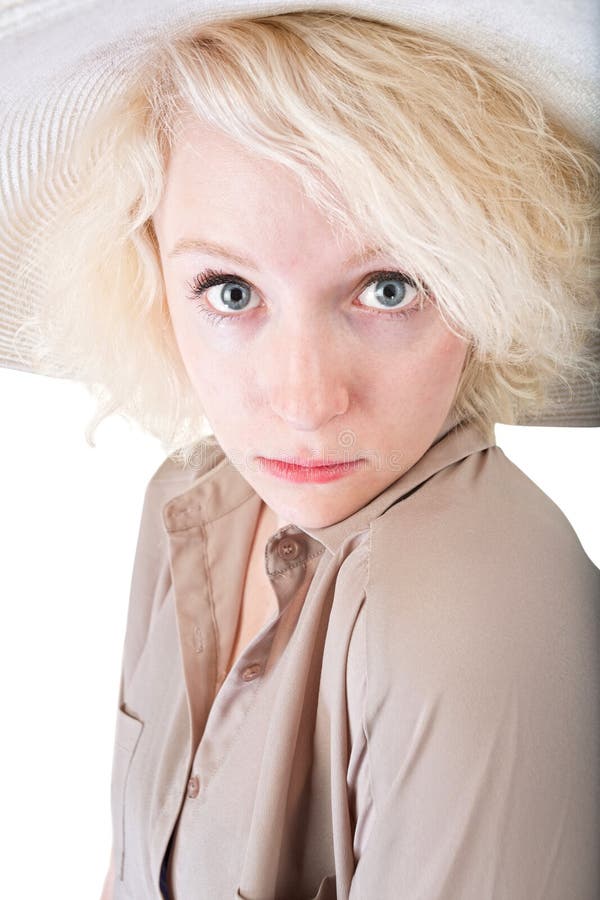 Coy Young Person stockbild. Bild von vorsichtig, ernst - 33341477