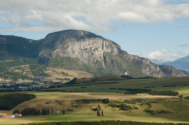 Road Sign in the Carretera Autral Near the Town of Coyhaique in Chile ...