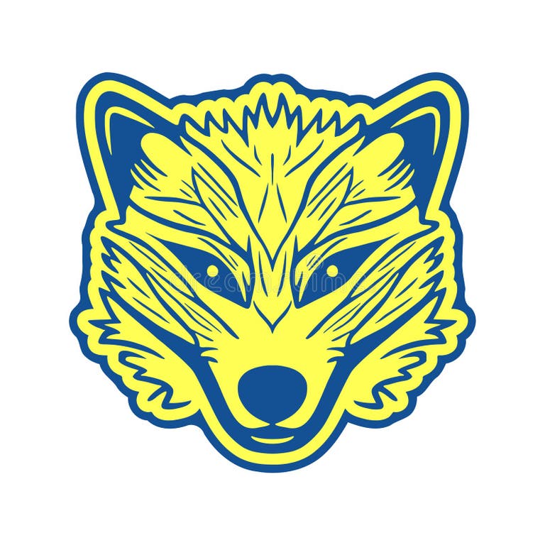 Coyote icon design stock vector. Illustration of howl - 349985212