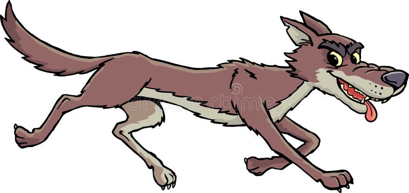 Coyote in passing stock illustration. Illustration of shaking - 148705803