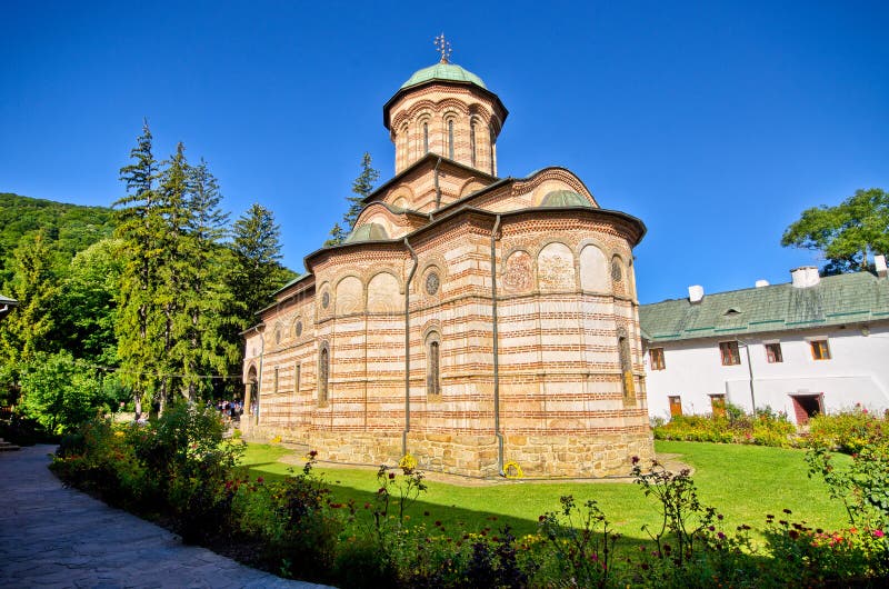 Cozia monastery in Romania stock image. Image of panoramic - 65954041