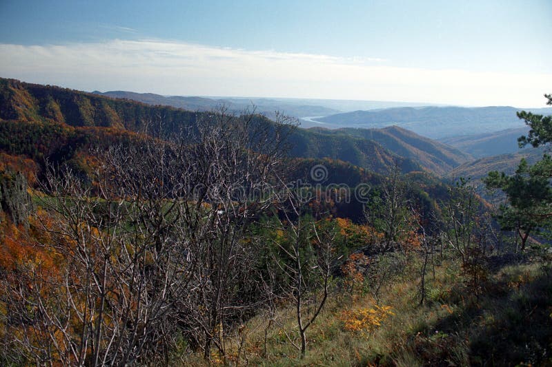 Cozia Mountain and Olt Valley Stock Image - Image of forest, romania ...