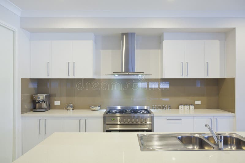 Cozinha Moderna, Jantar E Sala De Visitas Foto de Stock - Imagem de ...