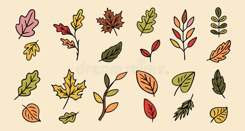 Cozy Autumn Doodle Set Stock Illustrations – 2,750 Cozy Autumn Doodle ...