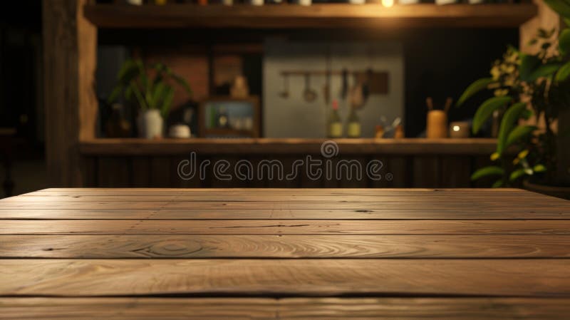 Cozy Cafe Background for Advertisement Generative AI Stock Illustration ...