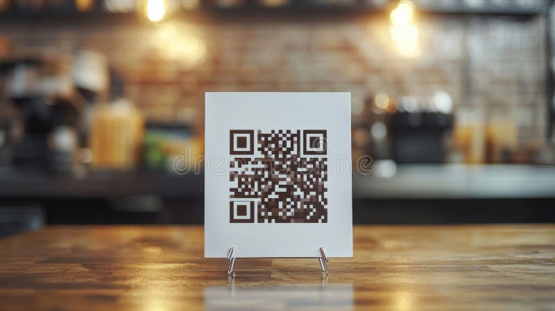 Cozy Cafe QR Code Design Seamless Blend of Technology Warm Ambiance for ...