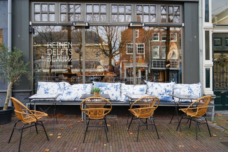 Cozy Chairs and Sofa Around a Table in the Terrace of a Restaurant ...
