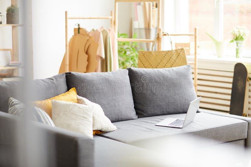 Cozy clothing store stock image. Image of clothing, technology - 248712017