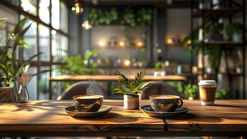 Cozy Coffee Break stock illustration. Illustration of modern - 323889849