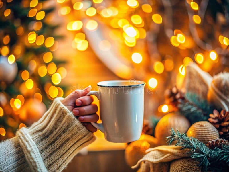 Cozy Coffee Break a Versatile Mockup Featuring the Rule of Thirds for ...