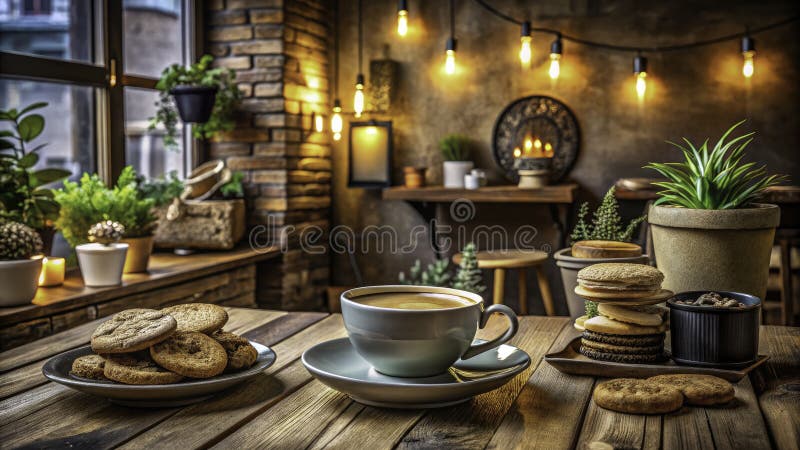 A Cozy Coffee Corner Architectural Photography Captures a Relaxing ...