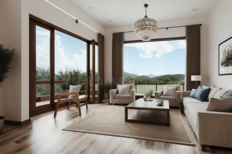 The Cozy Corner .AI Generated Stock Illustration - Illustration of ...