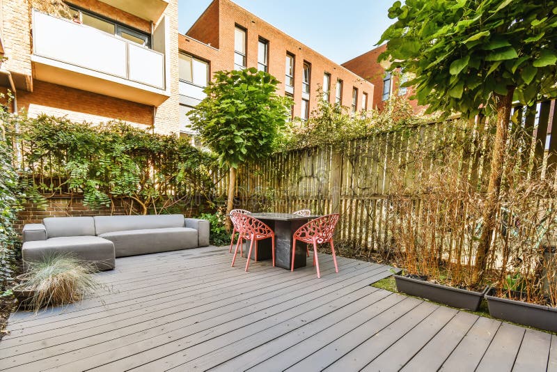 Cozy Courtyard of the House Stock Photo - Image of architecture ...