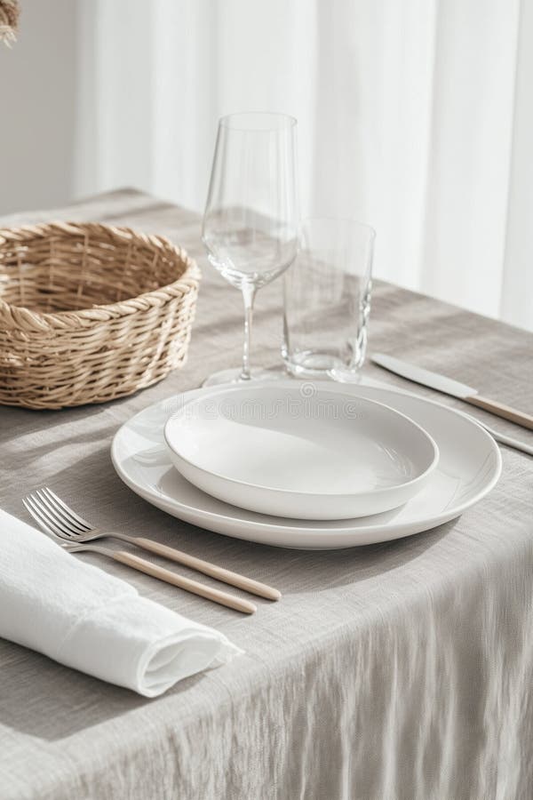 Cozy Dinner Atmosphere with a Selection of Fresh Food and a Neutral ...