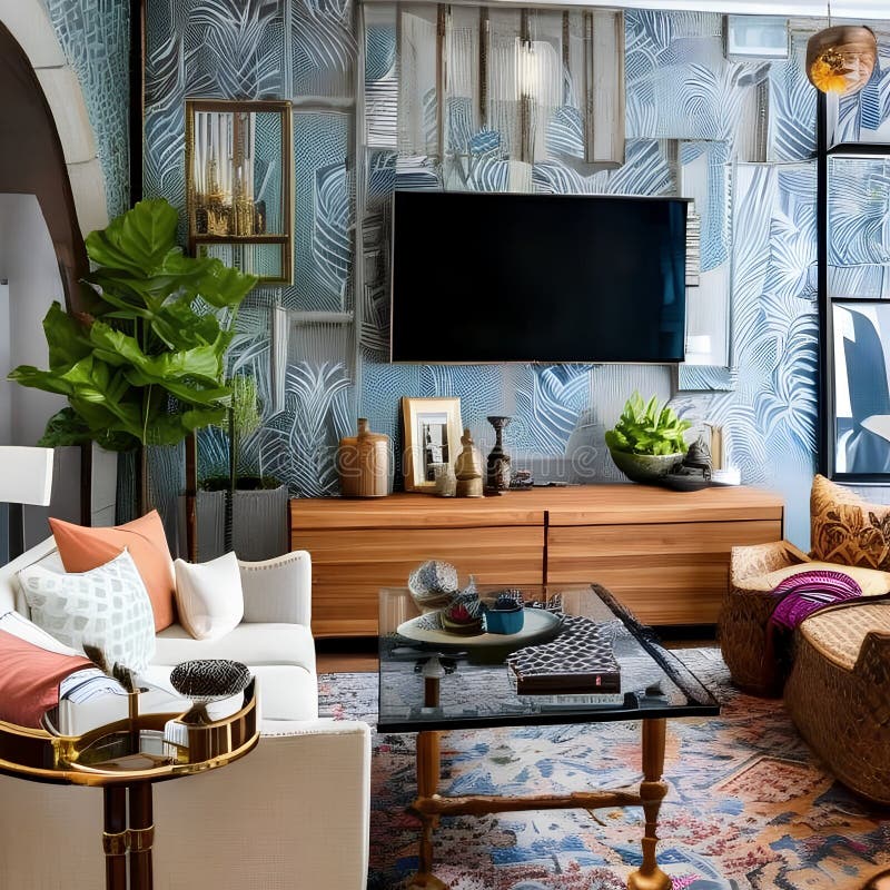 18 a Cozy, Eclectic Living Room with a Mix of Patterns, Textures, and Unique Decor Pieces1 ...