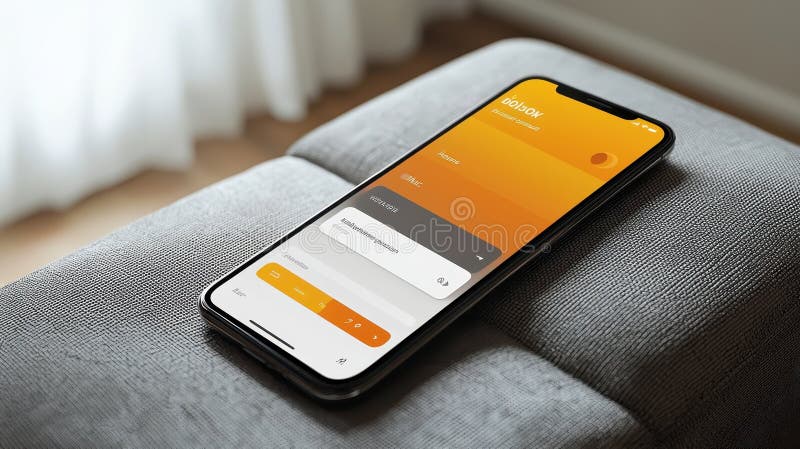Cozy Home Digital Content Modern Mobile Banking App Interface for ...