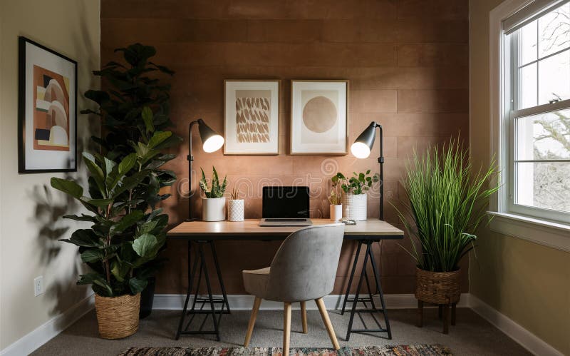 Generative-AI, Cozy Home Offices: Comfortable and Inviting Workspaces ...