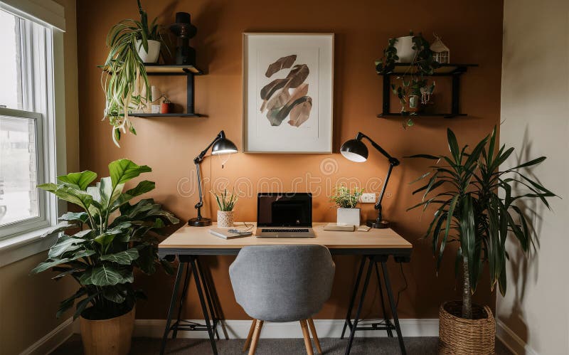 Generative-AI, Cozy Home Offices: Comfortable and Inviting Workspaces ...
