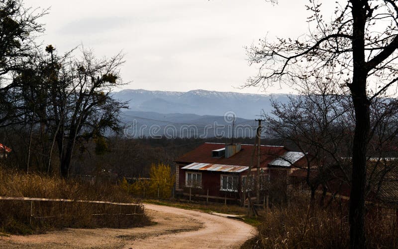 Secluded life stock photo. Image of hill, estate, unity - 207361952