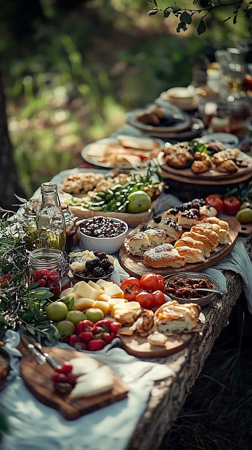 Cozy Indoor Breakfast Scene with Elegant Table Stock Illustration ...
