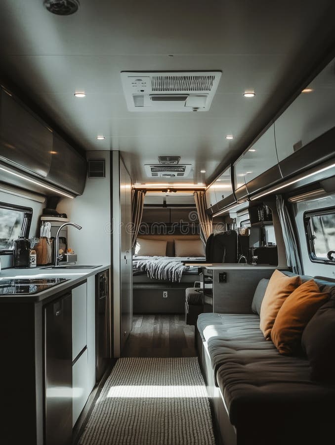 Camper Interior stock image. Image of minimalist, home - 385536003