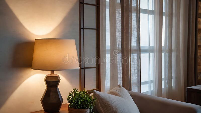 A Cozy Interior with Soft Diffused Light Coming from Stylish Wall ...