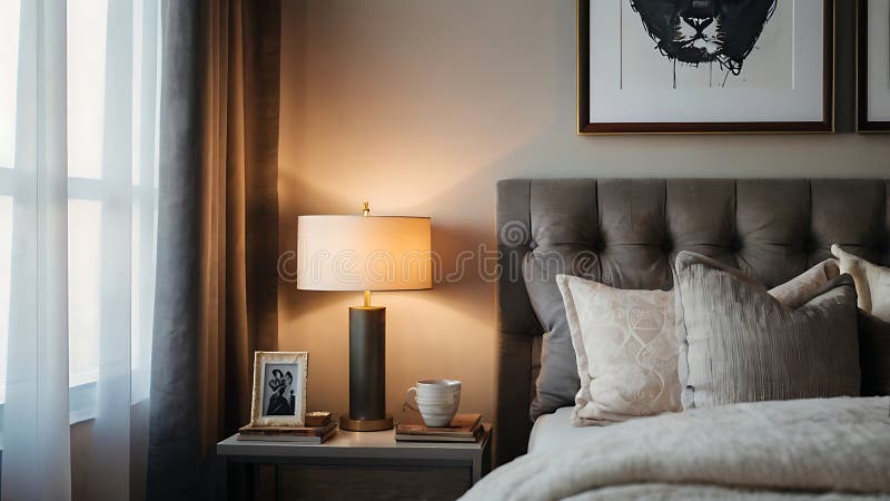 A Cozy Interior with Soft Diffused Light Coming from Stylish Wall ...