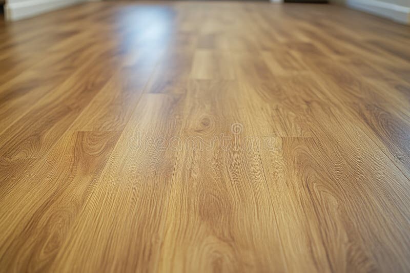 Cozy Interior with Wooden Floor, Door, and Window Stock Image - Image ...