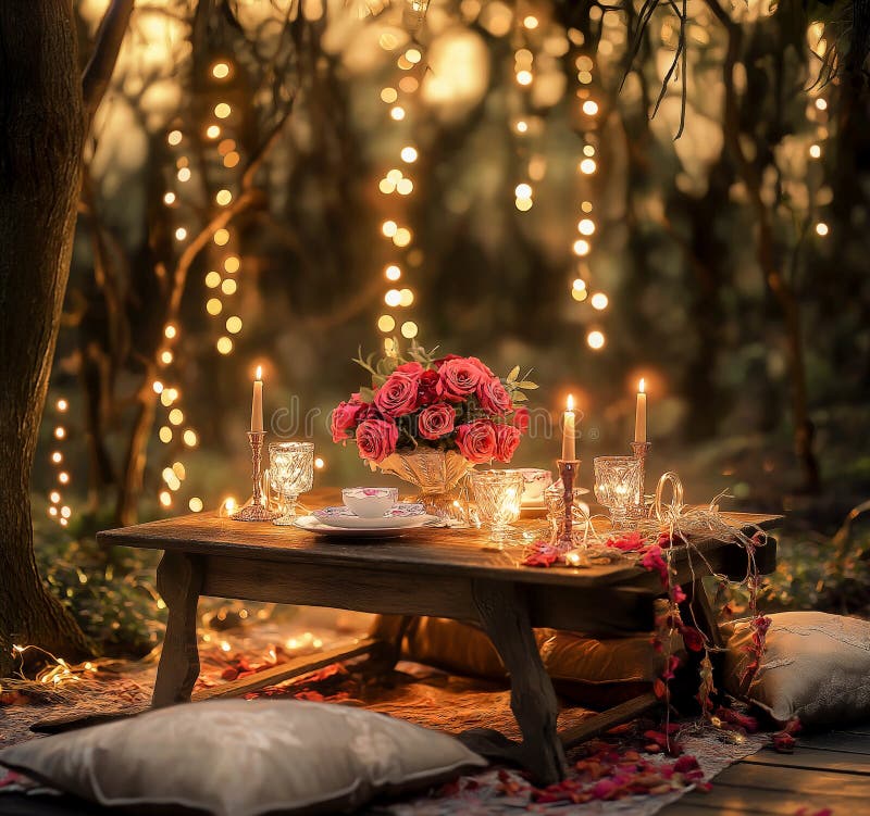 Intimate Romantic Dinner Stock Illustrations – 11,967 Intimate Romantic Dinner Stock ...