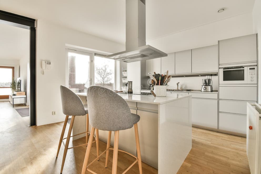 Cozy kitchen zone stock photo. Image of modern, residential - 238003124