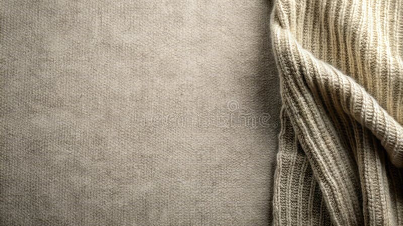 Cozy Knitted Fabric Texture Background Featuring Soft Neutral Tones and ...