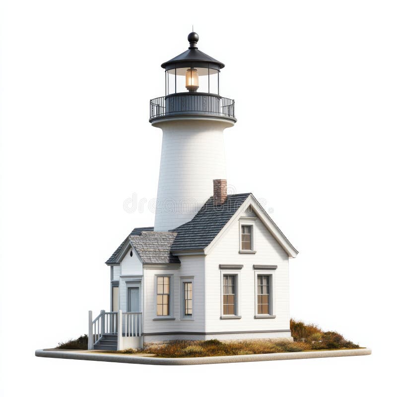 Cozy Living Space Converted from a Traditional Lighthouse Design Stock ...