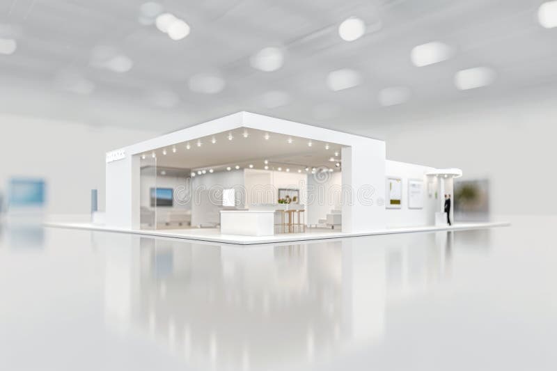 Cozy Meeting Area with a Small White Booth, Table, and Chairs Stock ...