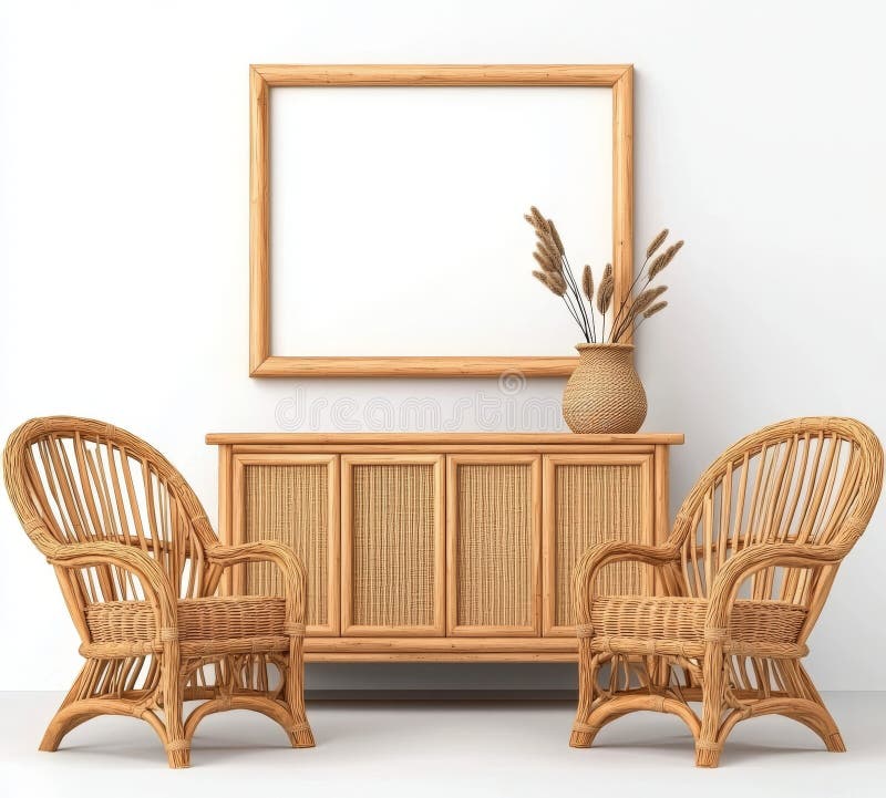 Cozy Modern Interior Background, Home Mock-up, 3D Render. Stock Image ...