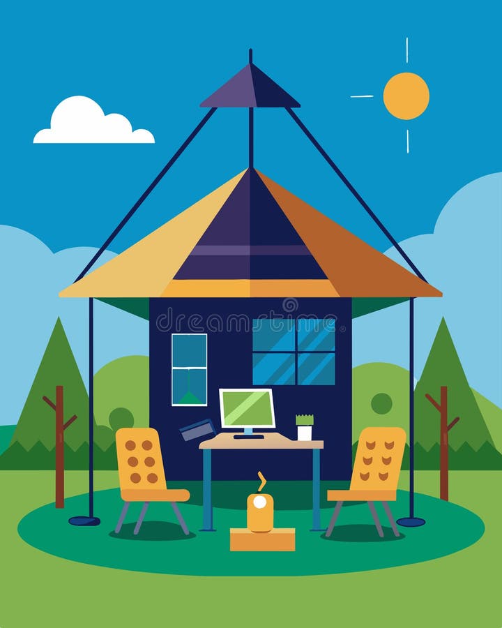 Outdoor Learning Pod Stock Illustrations – 6 Outdoor Learning Pod Stock ...