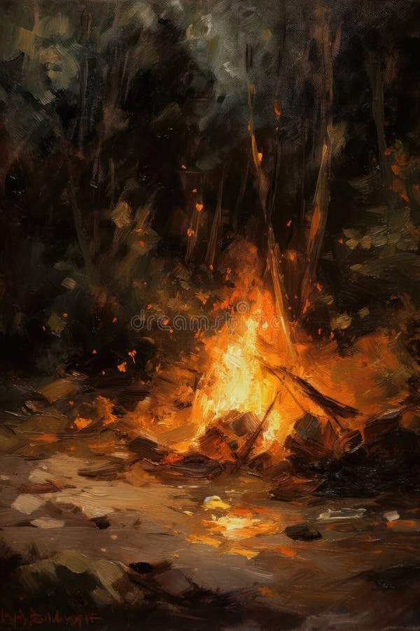 Nighttime Bonfire Stock Illustrations – 2,520 Nighttime Bonfire Stock ...