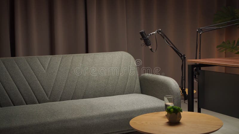 Inviting Podcast Studio Setup for an Engaging Interview Experience ...