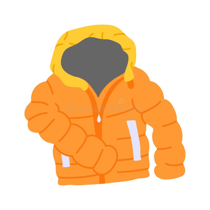 Cozy Puffer Jacket Vector Design, Winter Clothes Stock Vector ...