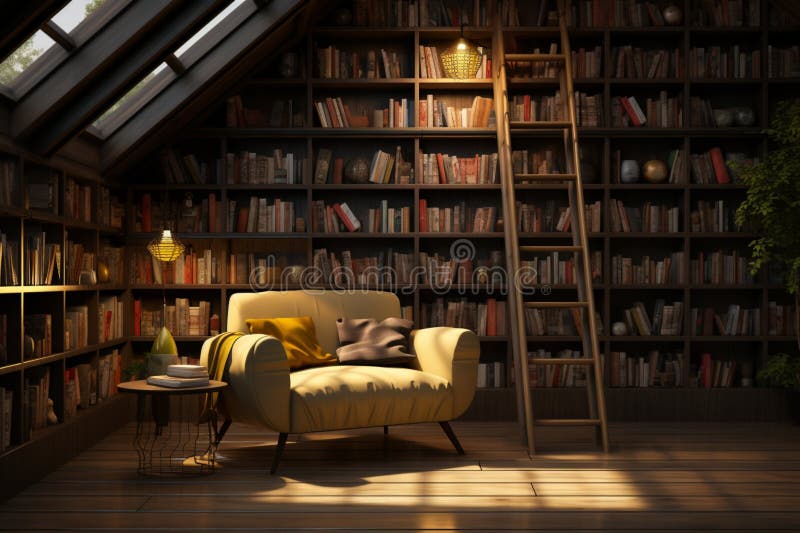 Cozy Corner Library Stock Illustrations – 4,490 Cozy Corner Library ...